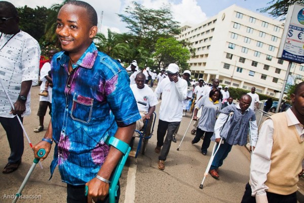Youth with disabilities march in Kenya – Disability Rights Fund